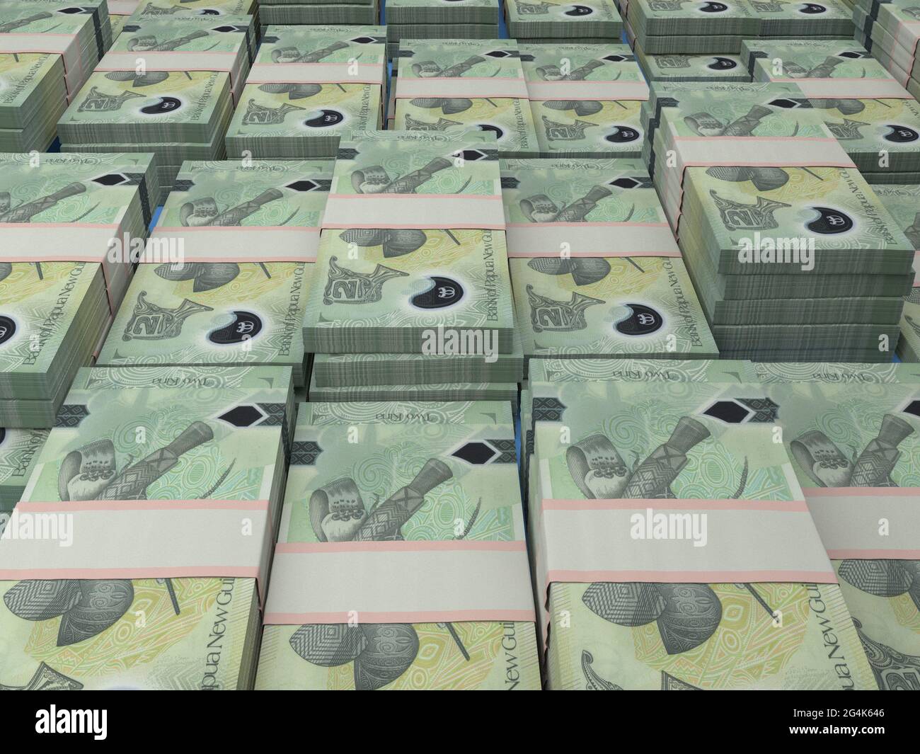 Money of Papua New Guinea. Papua New Guinean kina bills. PGK banknotes ...