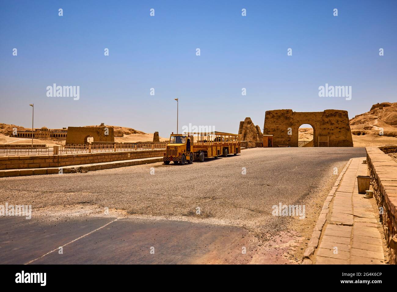 April 11, 2021 The temple of Hatshepsut in Luxor in Egypt Stock Photo ...
