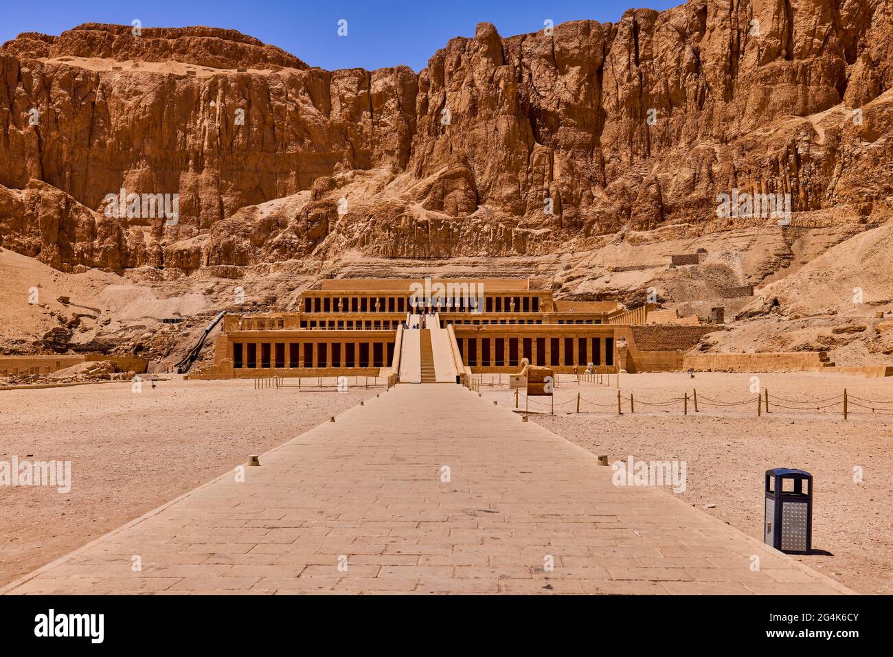 April 11, 2021 The temple of Hatshepsut in Luxor in Egypt Stock Photo ...
