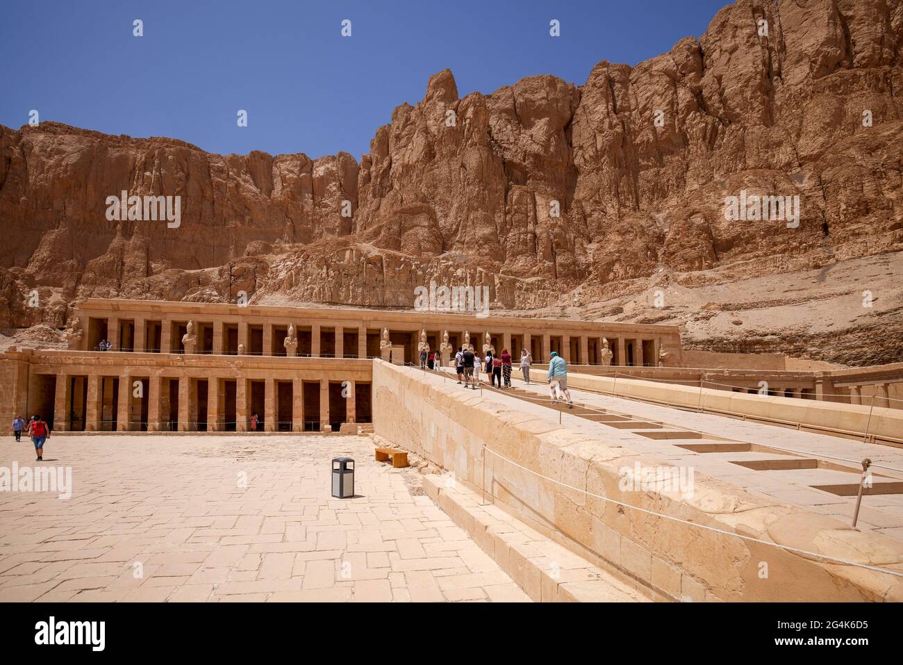 April 11, 2021 The temple of Hatshepsut in Luxor in Egypt Stock Photo ...