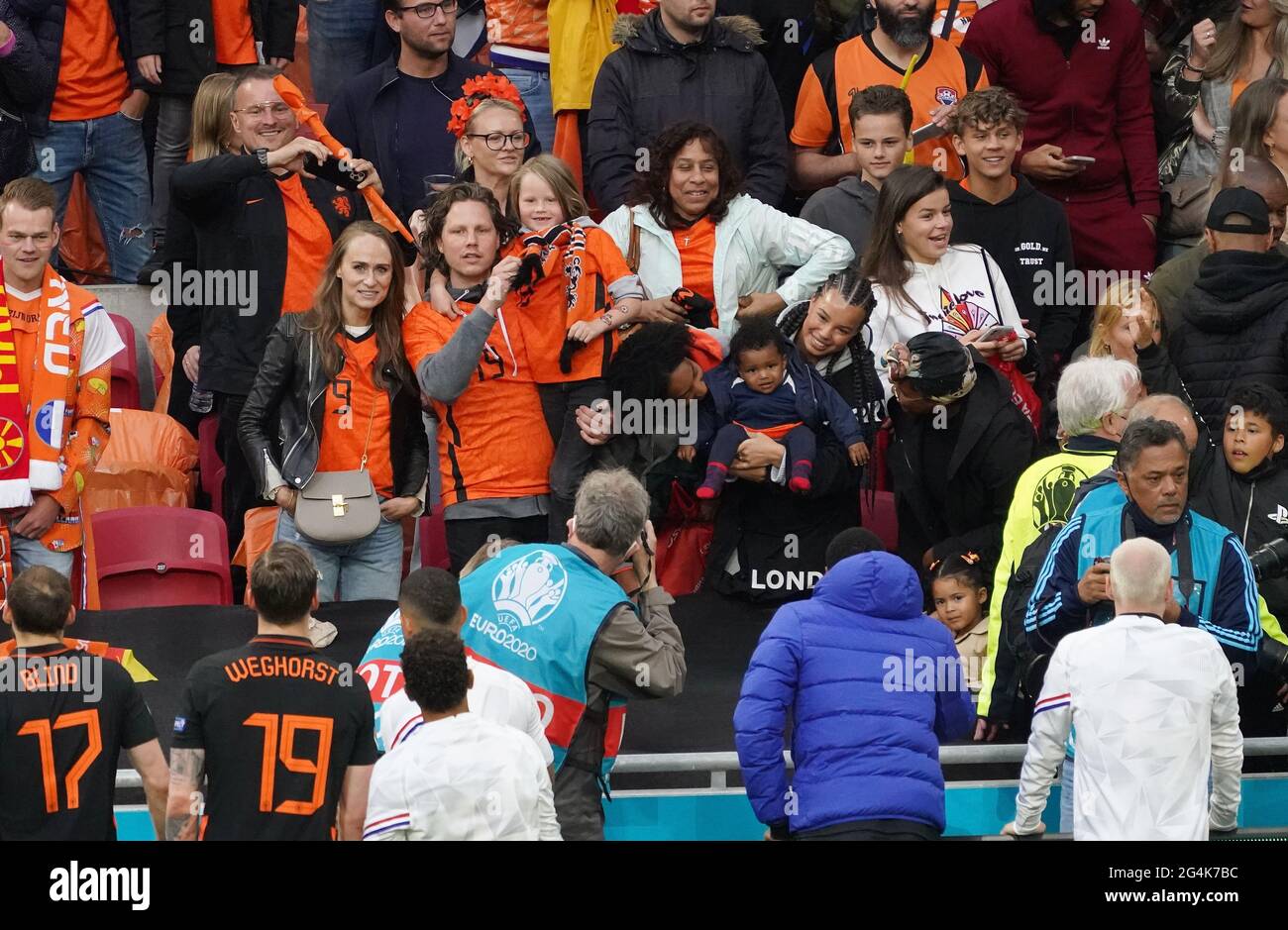Amsterdam, Netherlands.21st June, 2021. Publiek, spectators during the ...