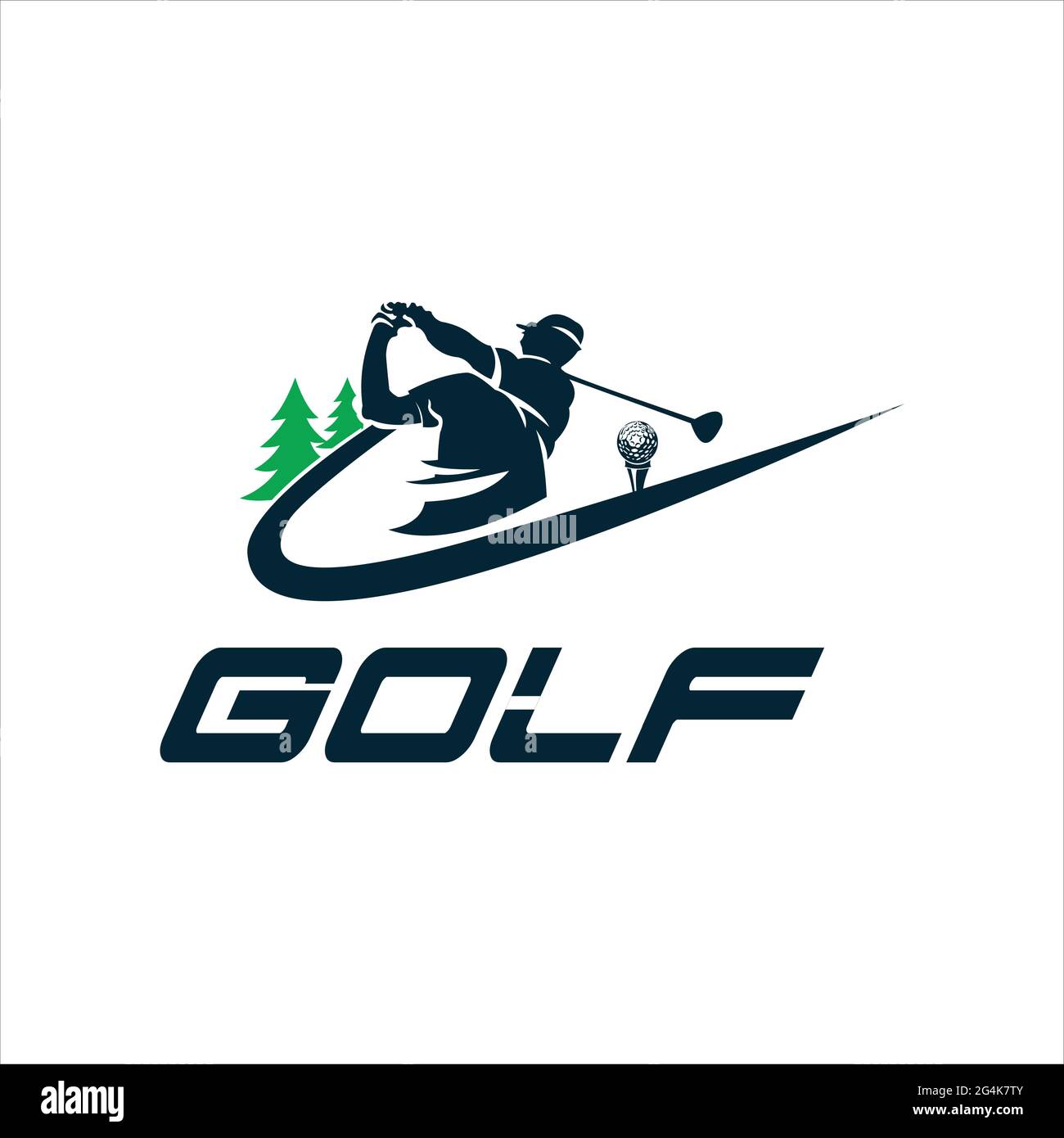 golf logo exclusive design inspiration Stock Vector Image & Art - Alamy