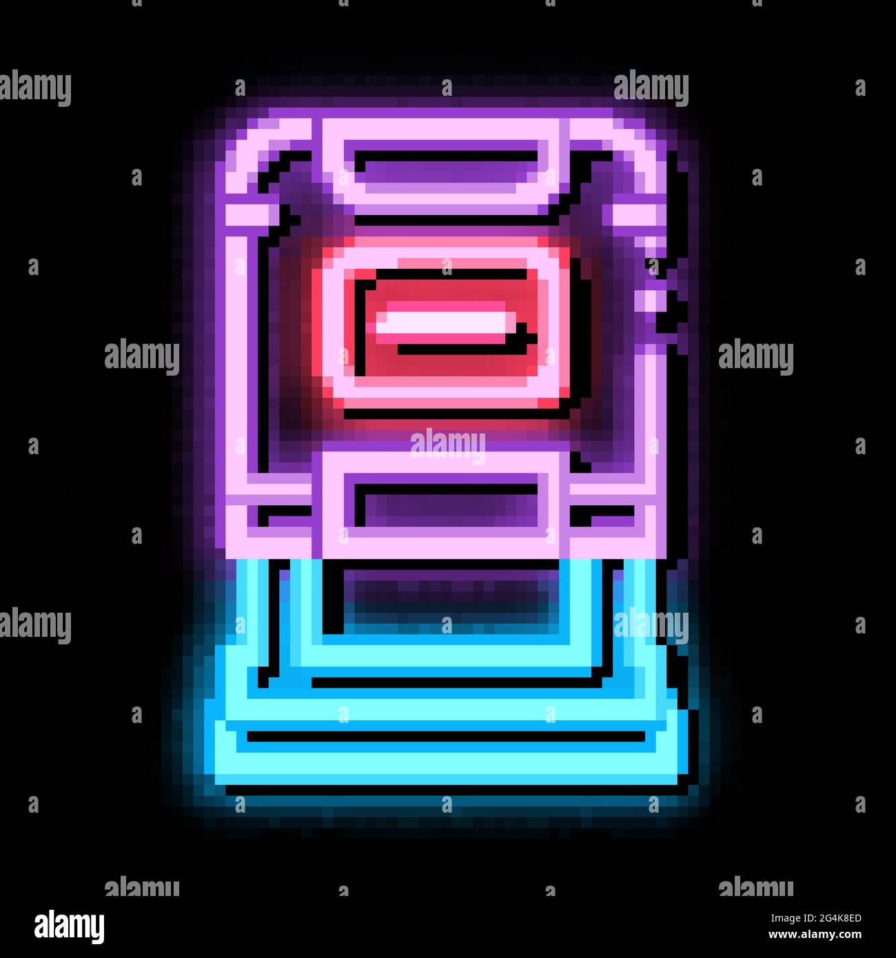 Seal glowing neon sign hi-res stock photography and images - Alamy