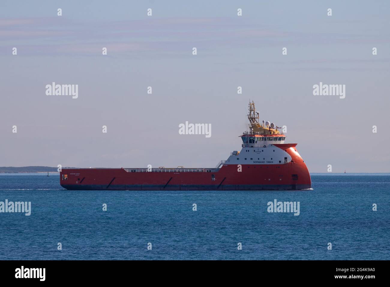Platform supply vessel Normand Swan, operated by Solstad Offshore ...