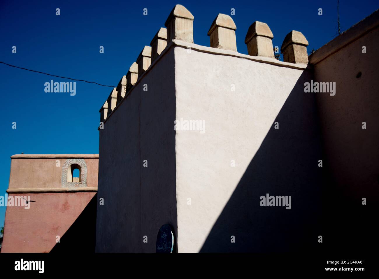 Wall, Marrakech, Morocco, North Africa, Africa Stock Photo - Alamy