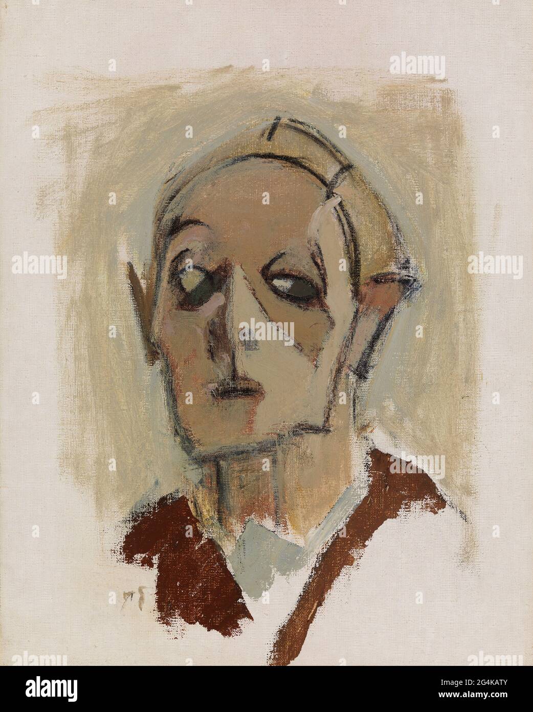 Self-Portrait, 1945. Found in the collection of Ateneum, Helsinki Stock ...