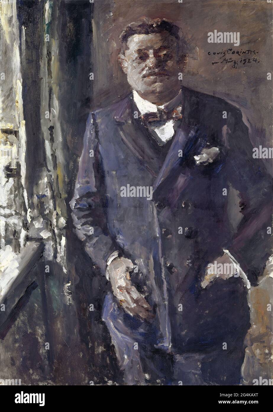 Portrait of Friedrich Ebert (1871-1925), President of the German Reich ...