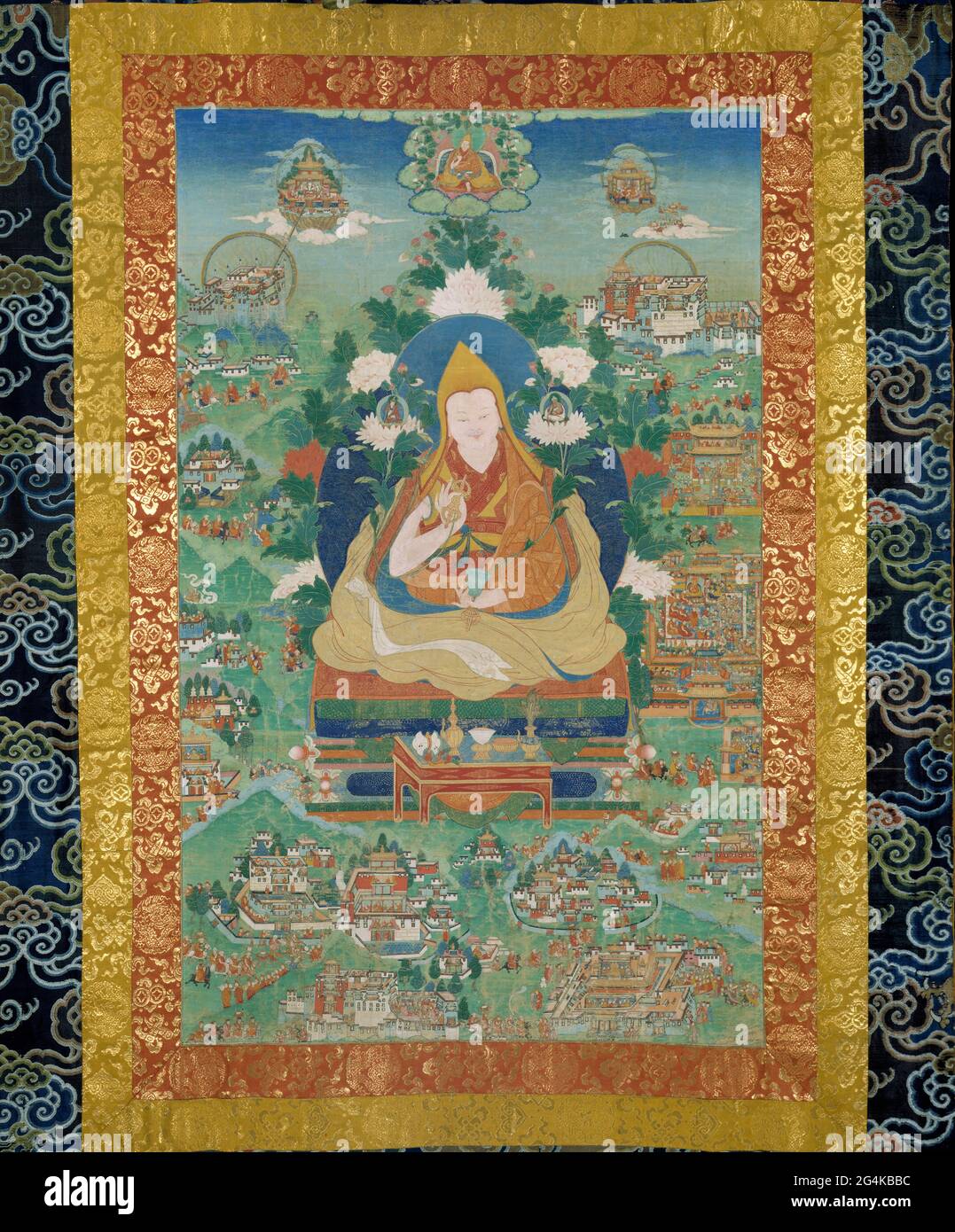 Ngawang Lobsang Gyatso (1617-1682), 5th Dalai Lama, 18th century. Found ...