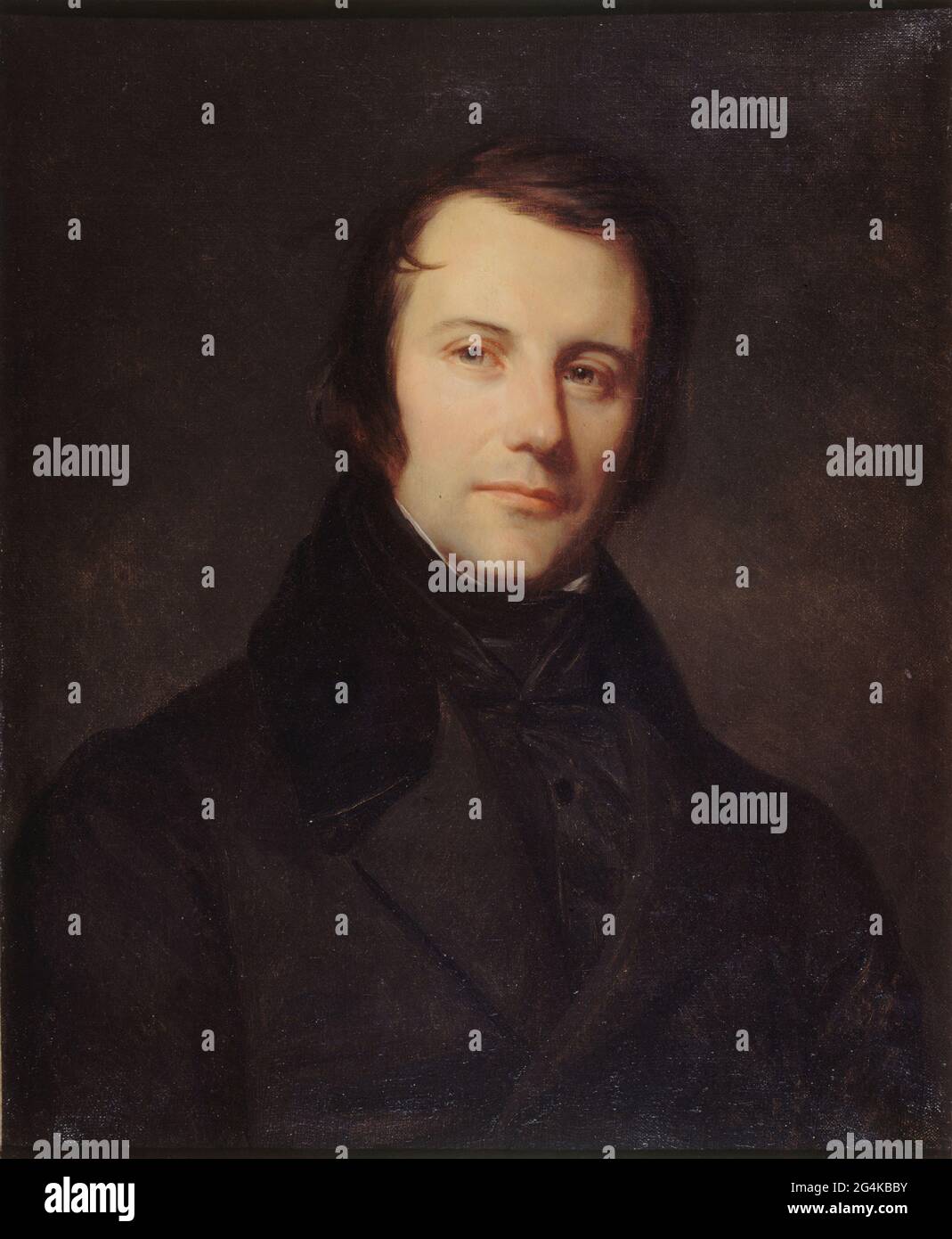 Portrait of Edgar Quinet (1803-1875), ca 1835. Found in the collection ...