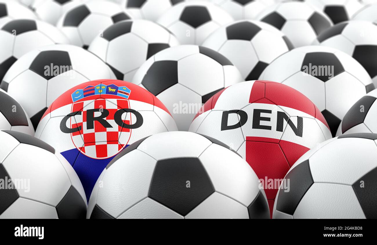Danemark vs kroatien hi-res stock photography and images - Alamy