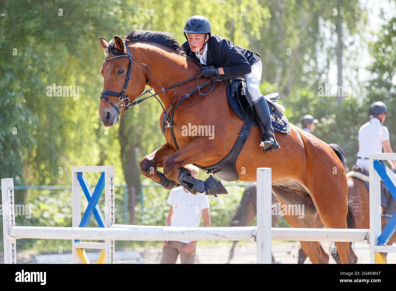 Jump barrier hi-res stock photography and images - Alamy