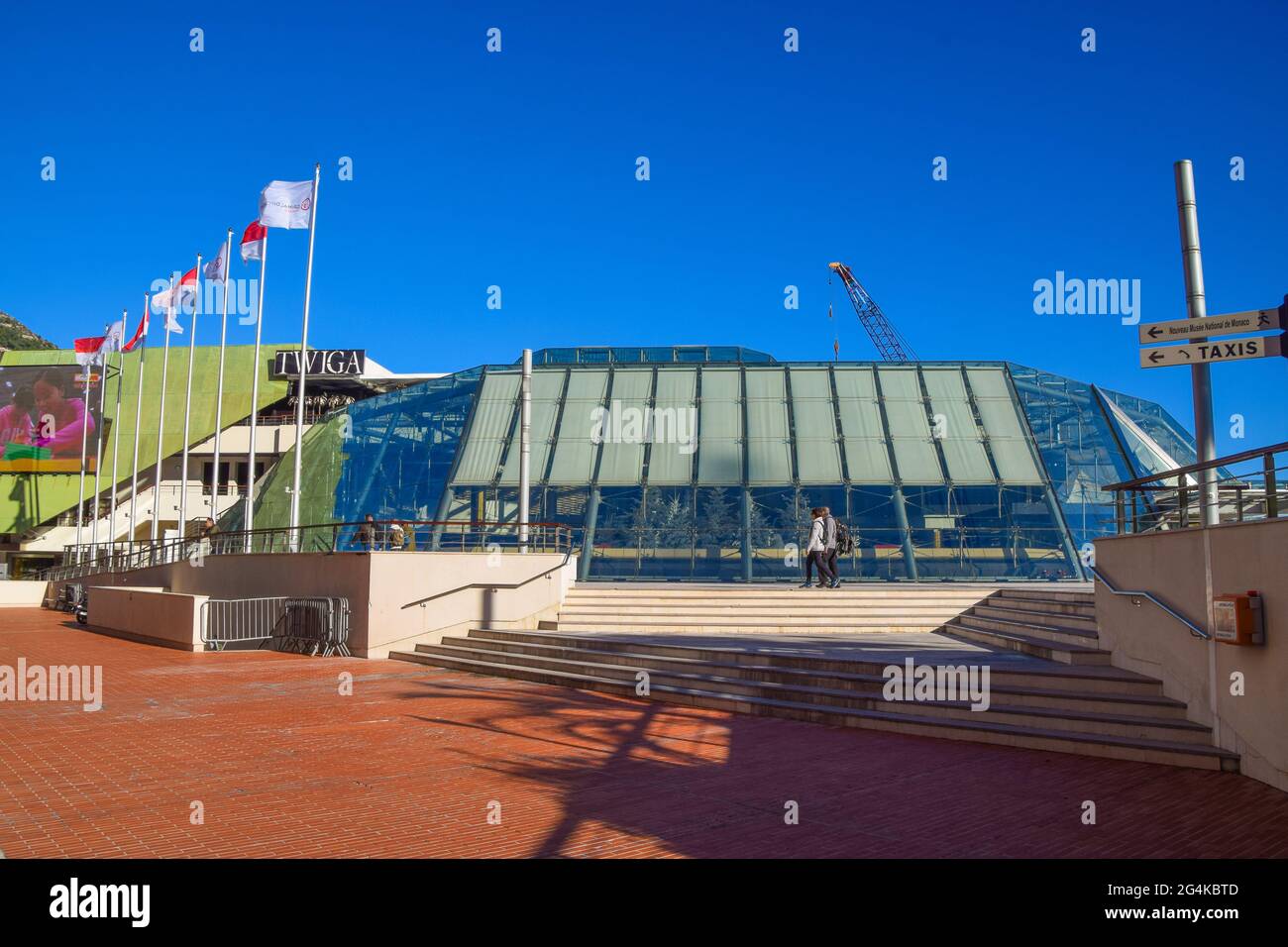 Grimaldi Forum exterior, Monte Carlo, Monaco Stock Photo - Alamy