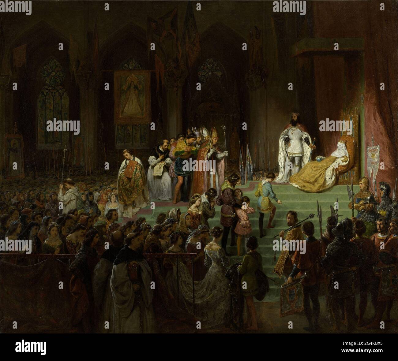 Coronation of ines de castro hi-res stock photography and images - Alamy