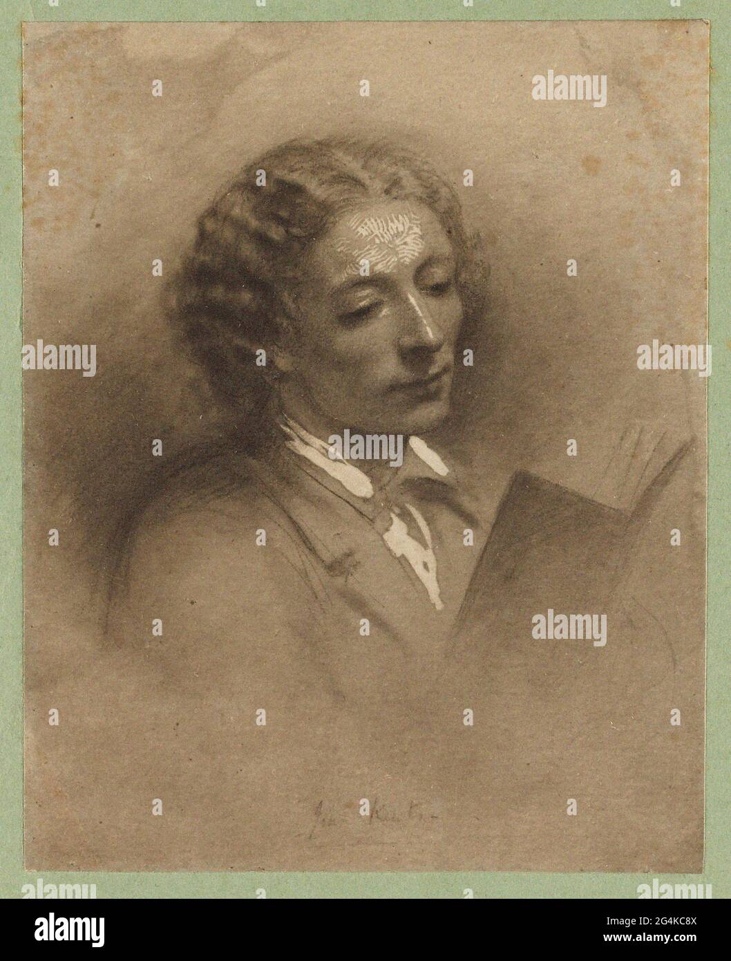 Portrait of the Poet John Keats (1795-1821). Private Collection Stock ...