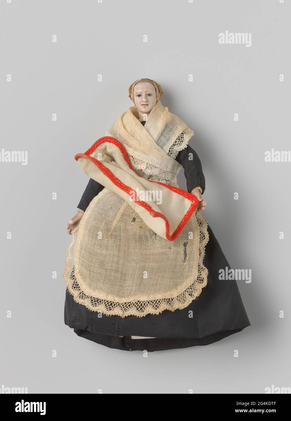 Pop, representing a child in a winding cloth. A wrapping child, doll ...