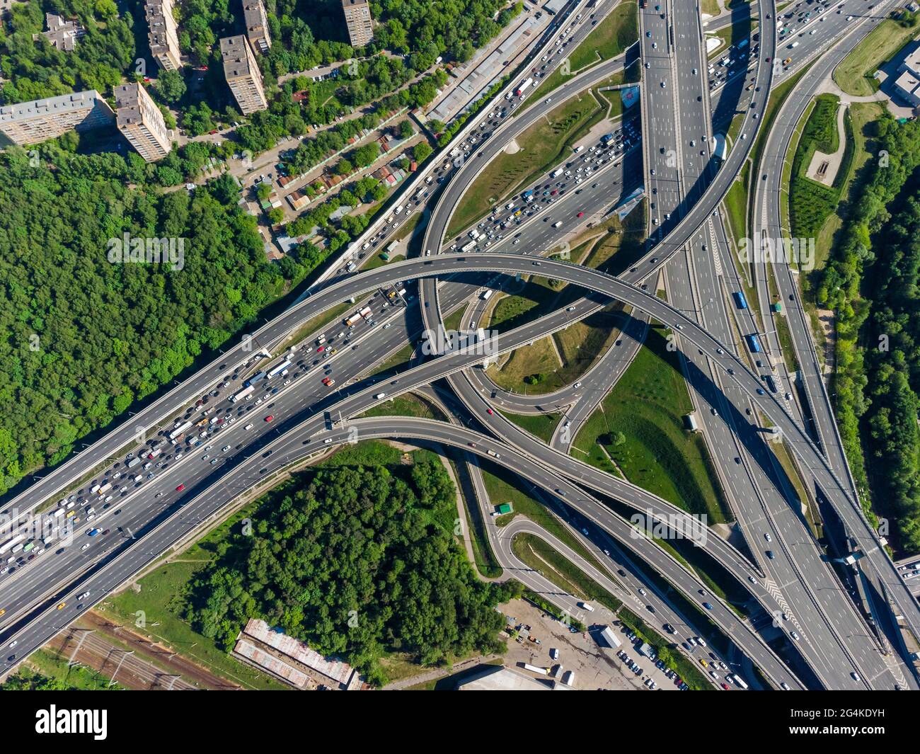 Multilevel junction in modern city hi-res stock photography and images ...