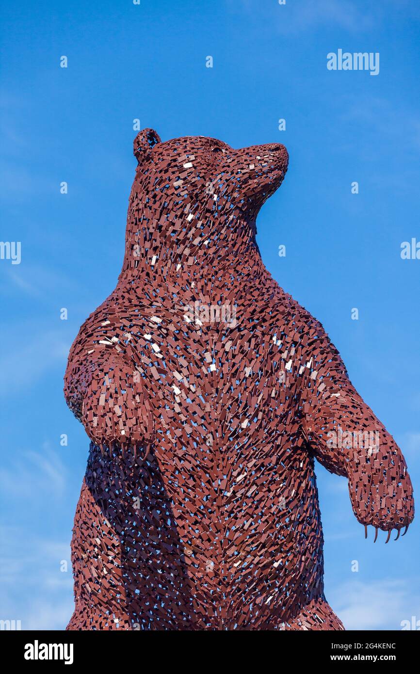 The Dunbar Bear artwork by the Scottish sculptor Andy Scott is a ...