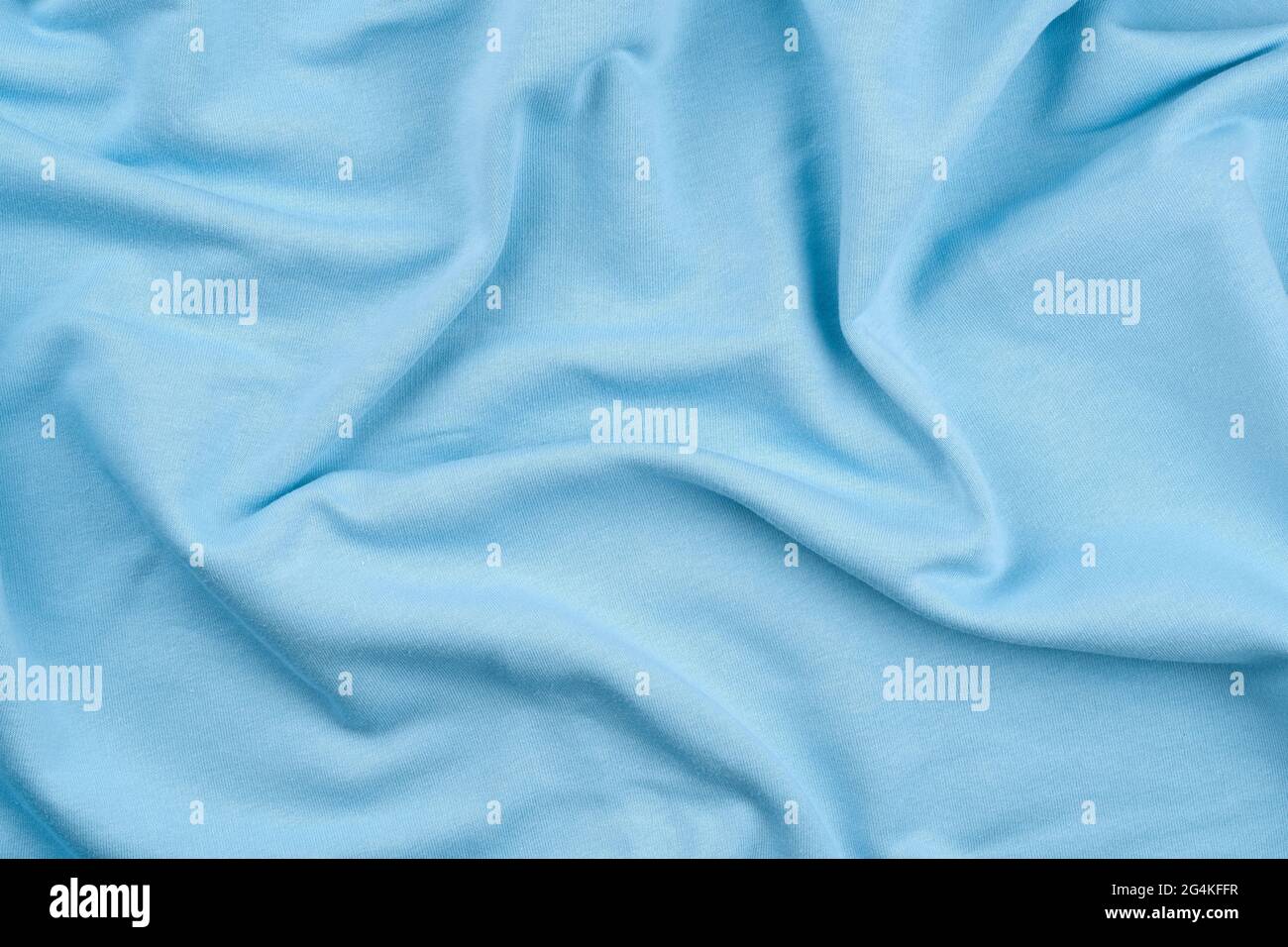 Background from light blue monochrome cotton fabric Stock Photo - Alamy