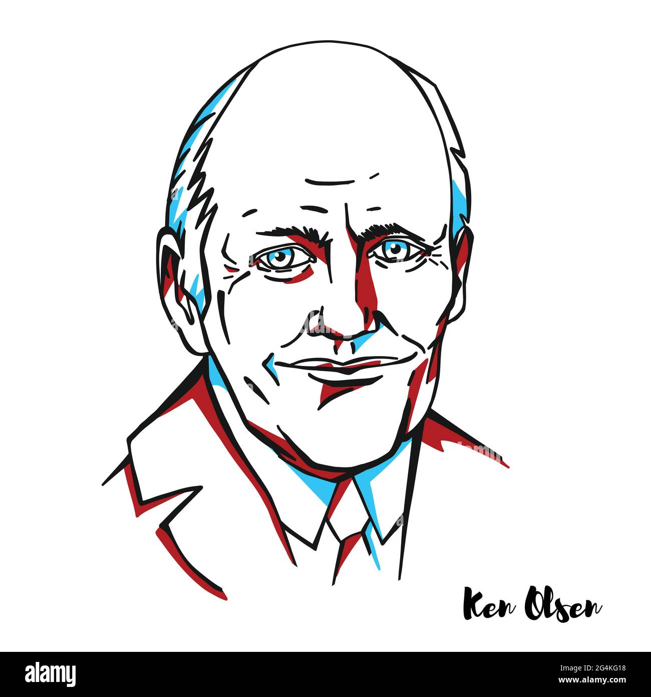 Ken olsen Stock Vector Images - Alamy