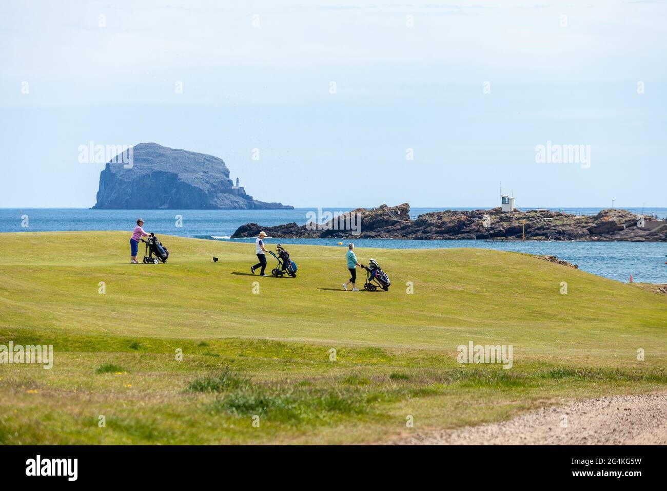 Bass rock golfers hi-res stock photography and images - Alamy
