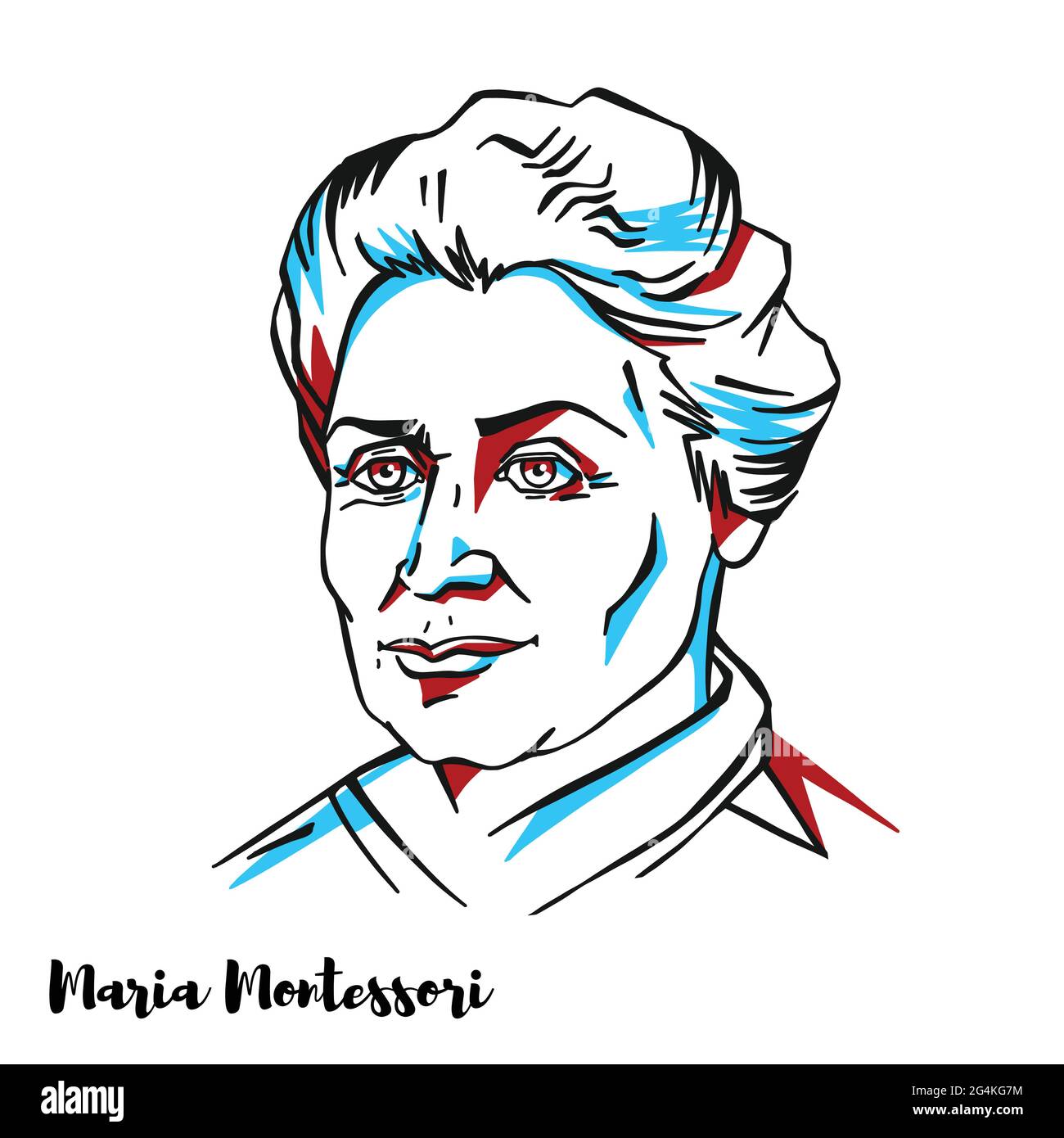 Maria montessori Stock Vector Images - Alamy