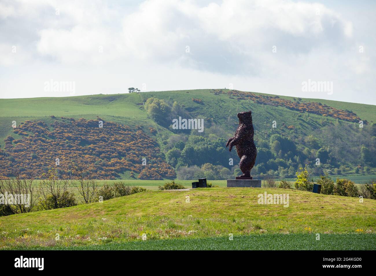 The Dunbar Bear artwork by the Scottish sculptor Andy Scott is a ...