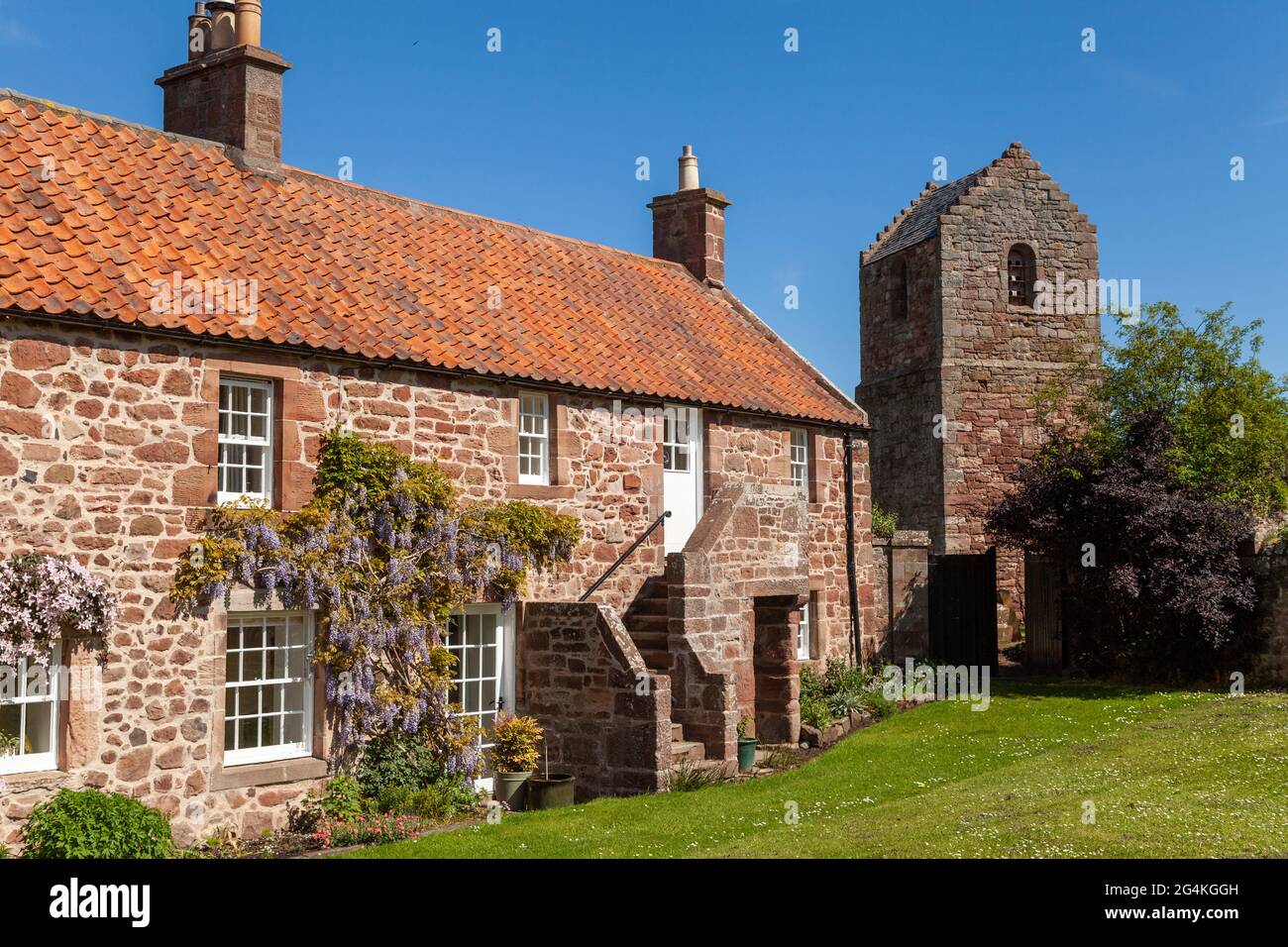 The picturesque Village of Stenton, East Lothian, Scotland Stock Photo ...