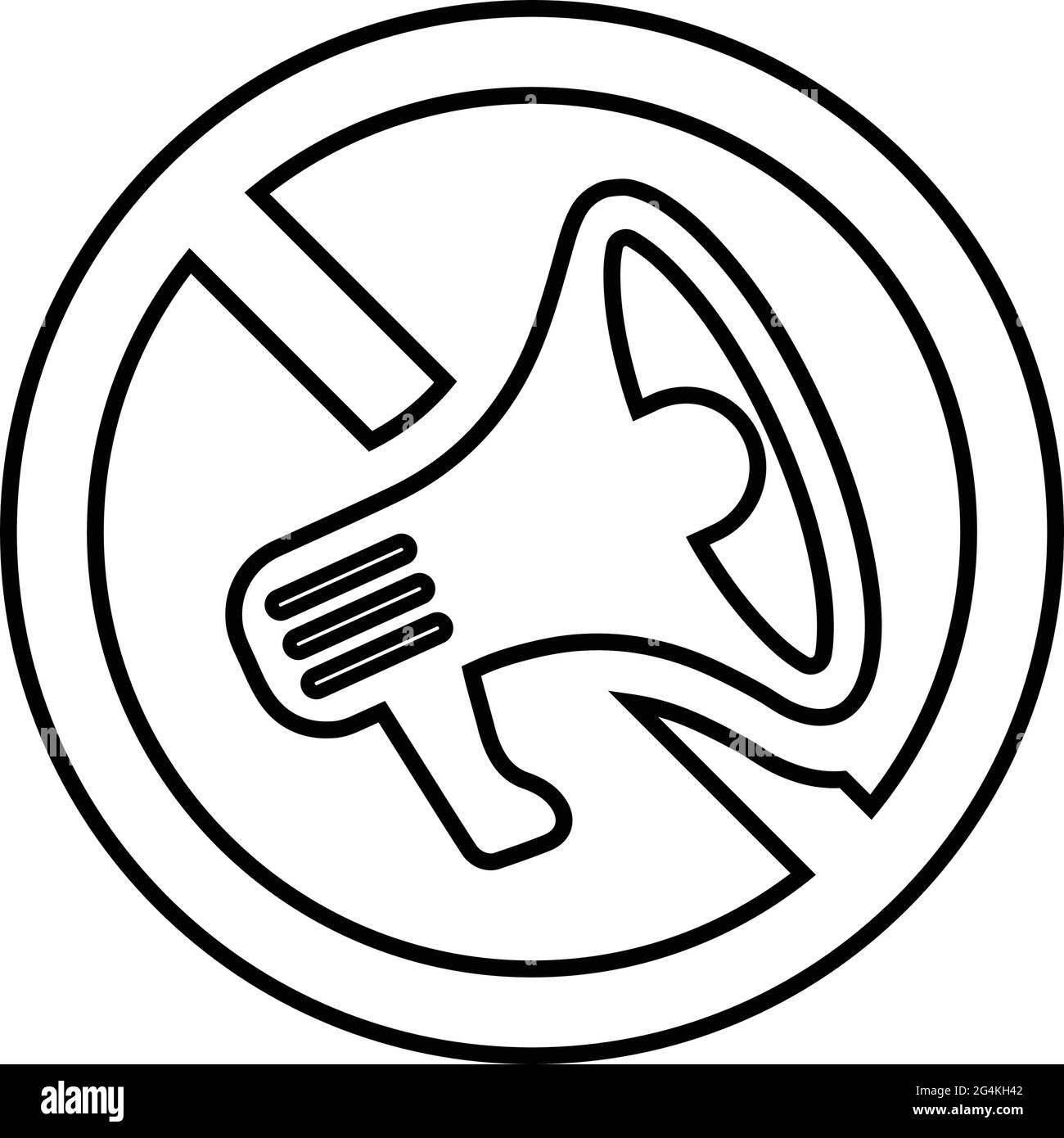 Prohibited icon hi-res stock photography and images - Alamy