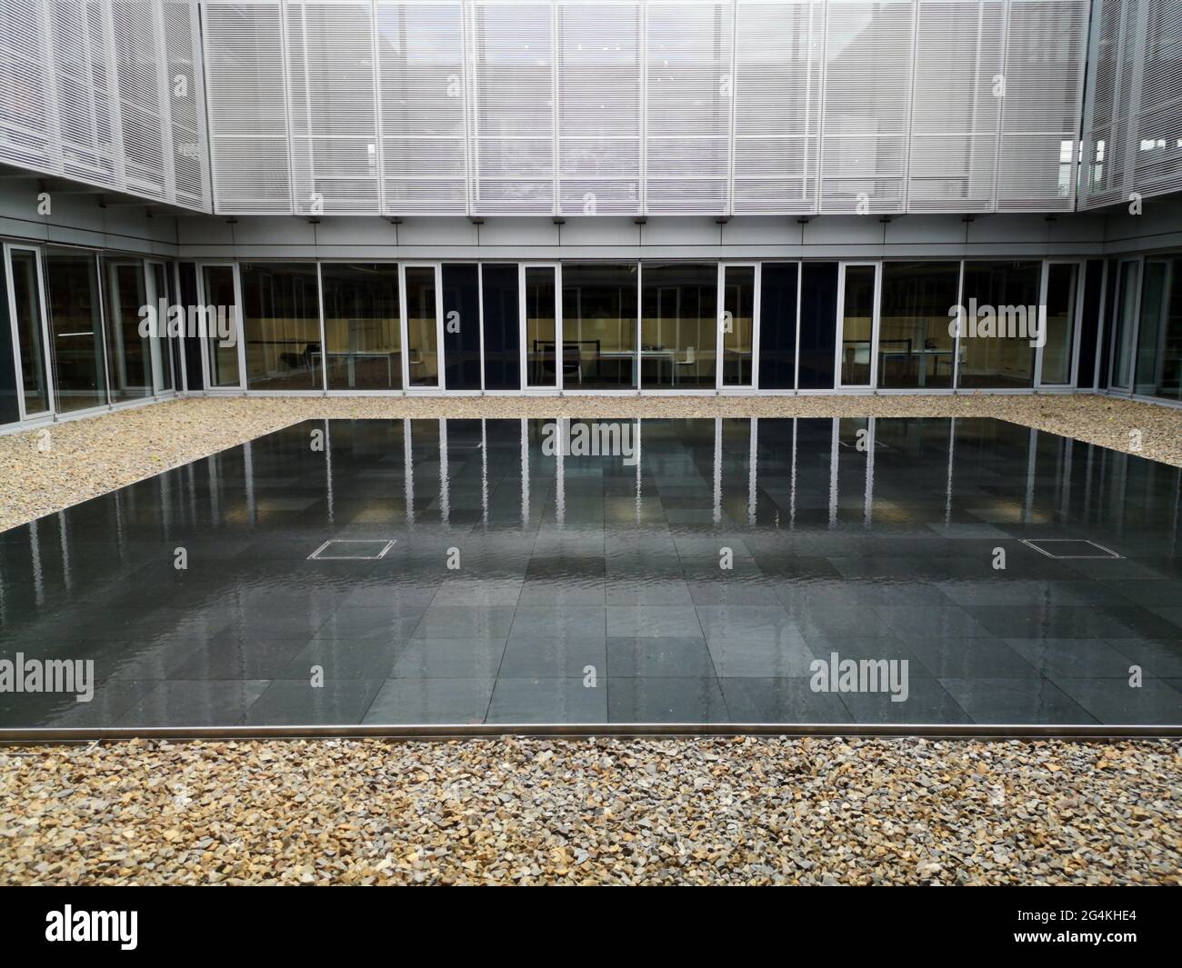 Beautiful shot of the Topography of Terror in Berlin Museum area Stock ...