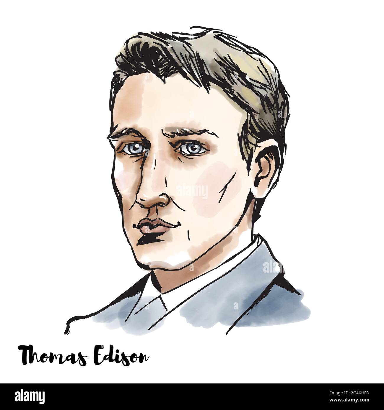 Thomas young Stock Vector Images - Alamy