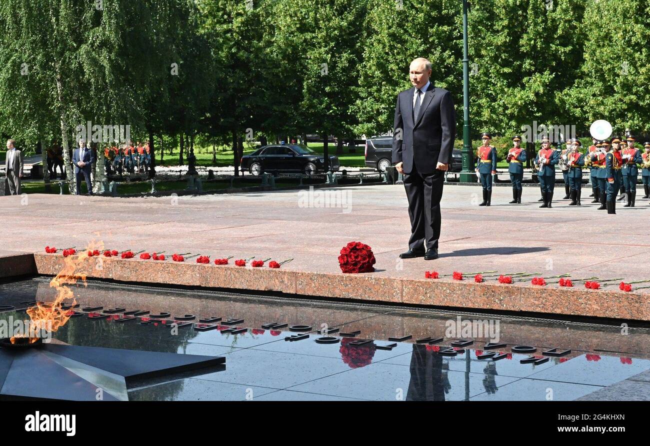 June 22, 2021. - Russia, Moscow. - Russian President Vladimir Putin ...