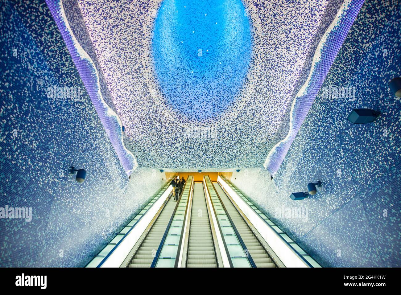 Toledo escalators naples hi-res stock photography and images - Alamy