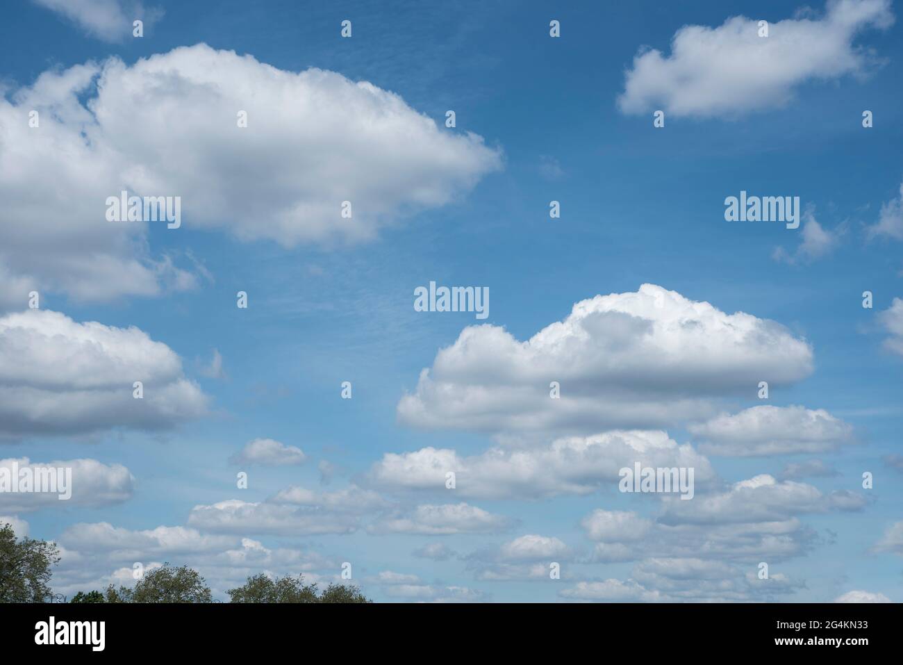 Cumulus clouds of an incoming storm Stock Photo - Alamy