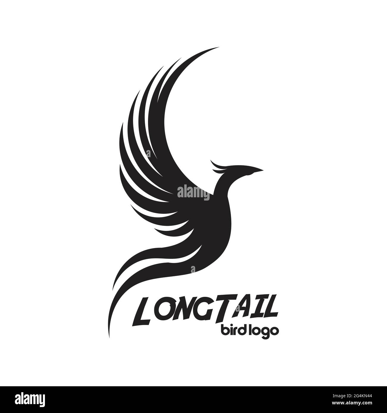 Long white tail feathers Stock Vector Images - Alamy