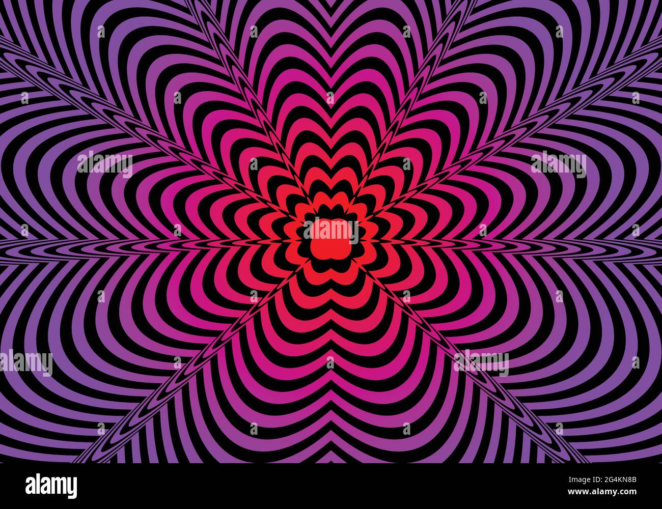 Abstract floral psychedelic background Stock Vector Image & Art - Alamy