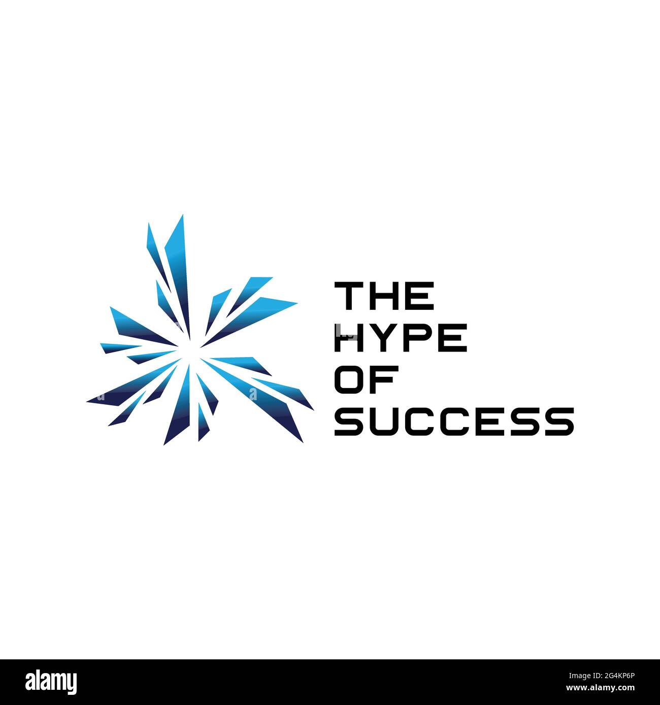 fireworks Hype of Success Celebration Star Exclusive Logo Design ...