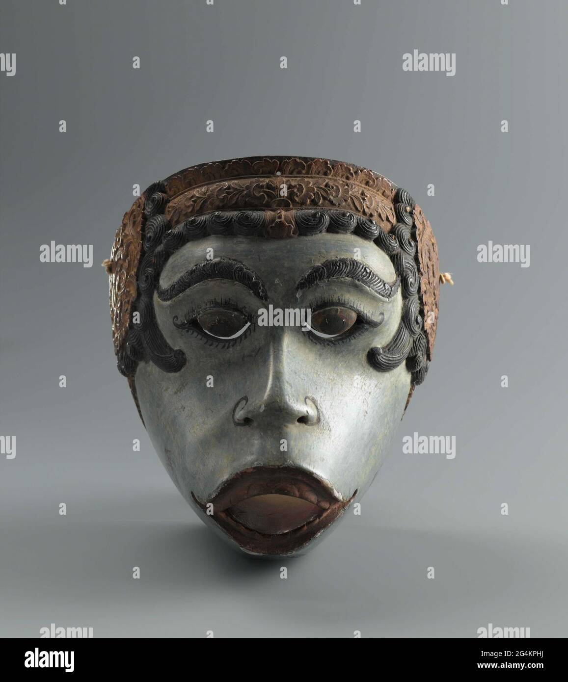 . Topeng mask, role: figure from the monkey army, light blue face color ...