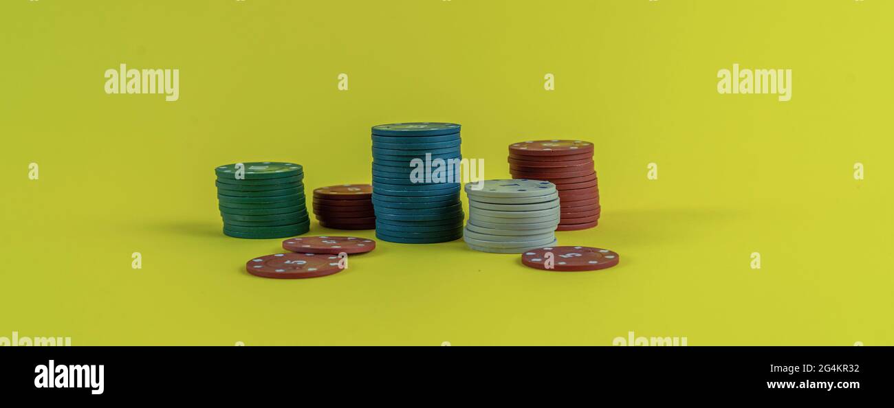 Stack chips against white hi-res stock photography and images - Alamy