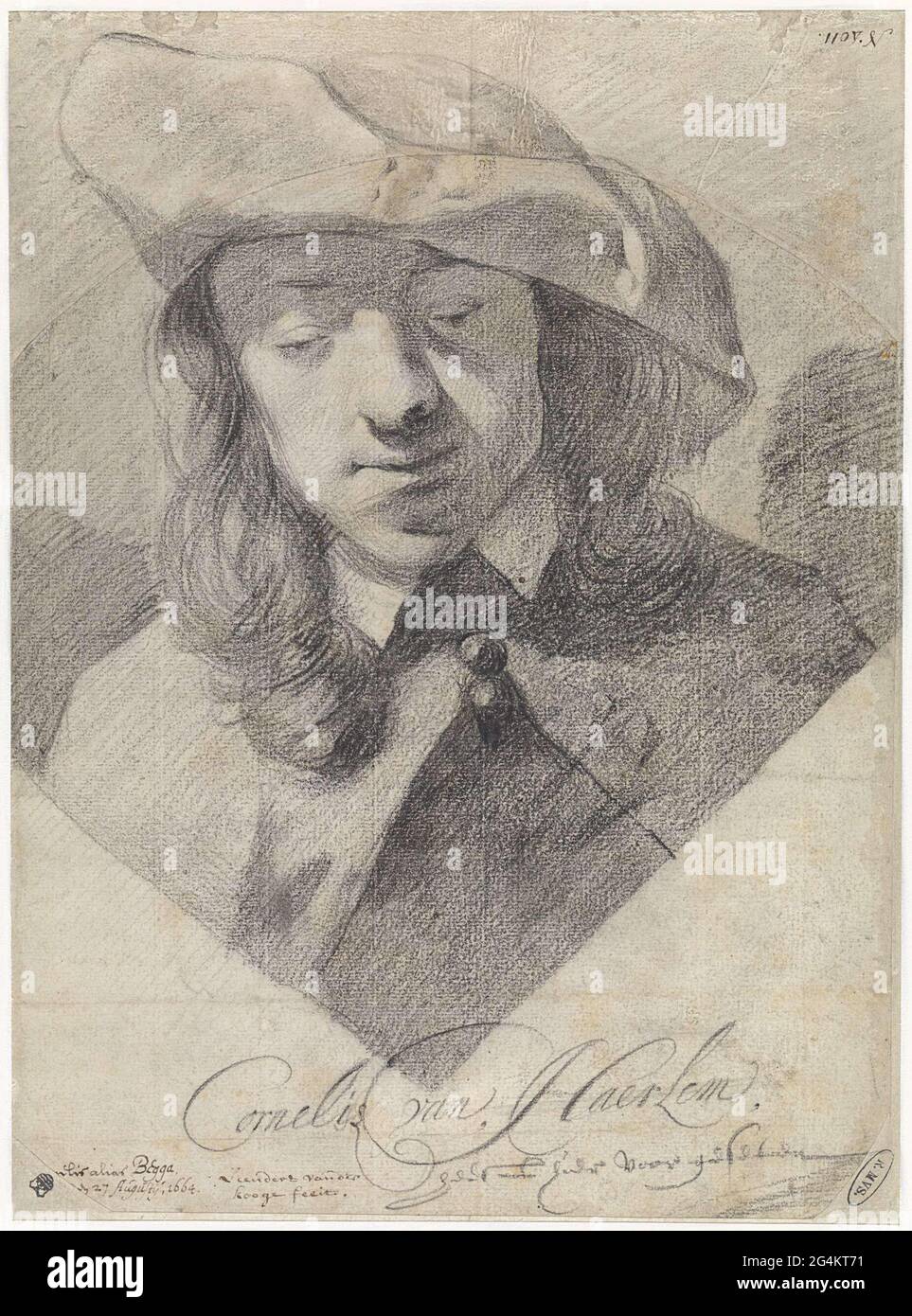 . Portrait of Cornelis van Haarlem Stock Photo - Alamy