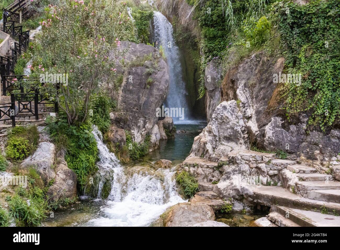 Algar Waterfalls in Spain Stock Photo - Alamy