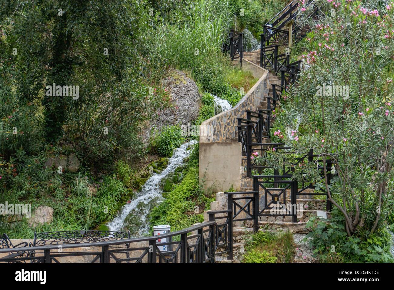 Algar Waterfalls in Spain Stock Photo - Alamy