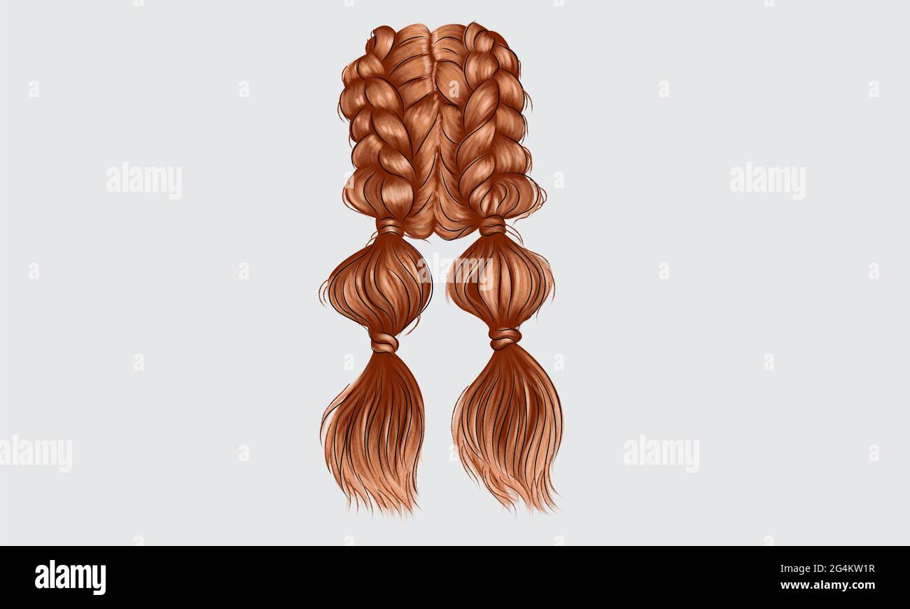How To Draw Realistic Hair Braids