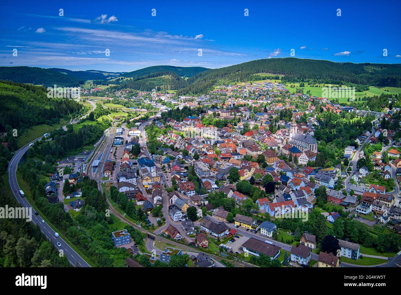 Titisee Neustadt Schwarzwald Drohne Germany Stock Photo - Alamy