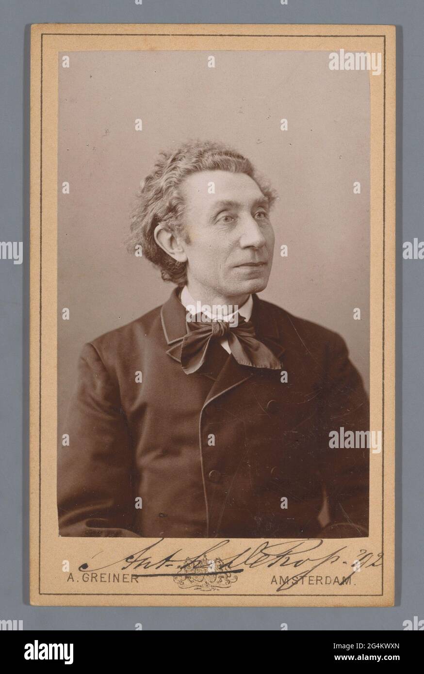 Portrait of Louis Bouwmeester [OUR] Stock Photo - Alamy