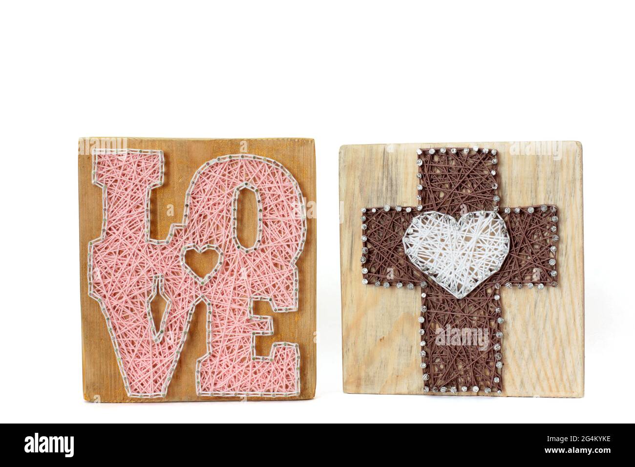 String art pin thread art hi-res stock photography and images - Alamy