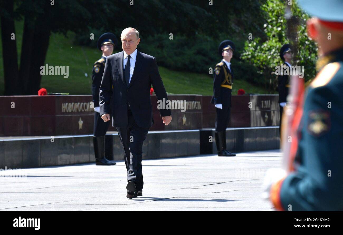 June 22, 2021. - Russia, Moscow. - Russian President Vladimir Putin ...