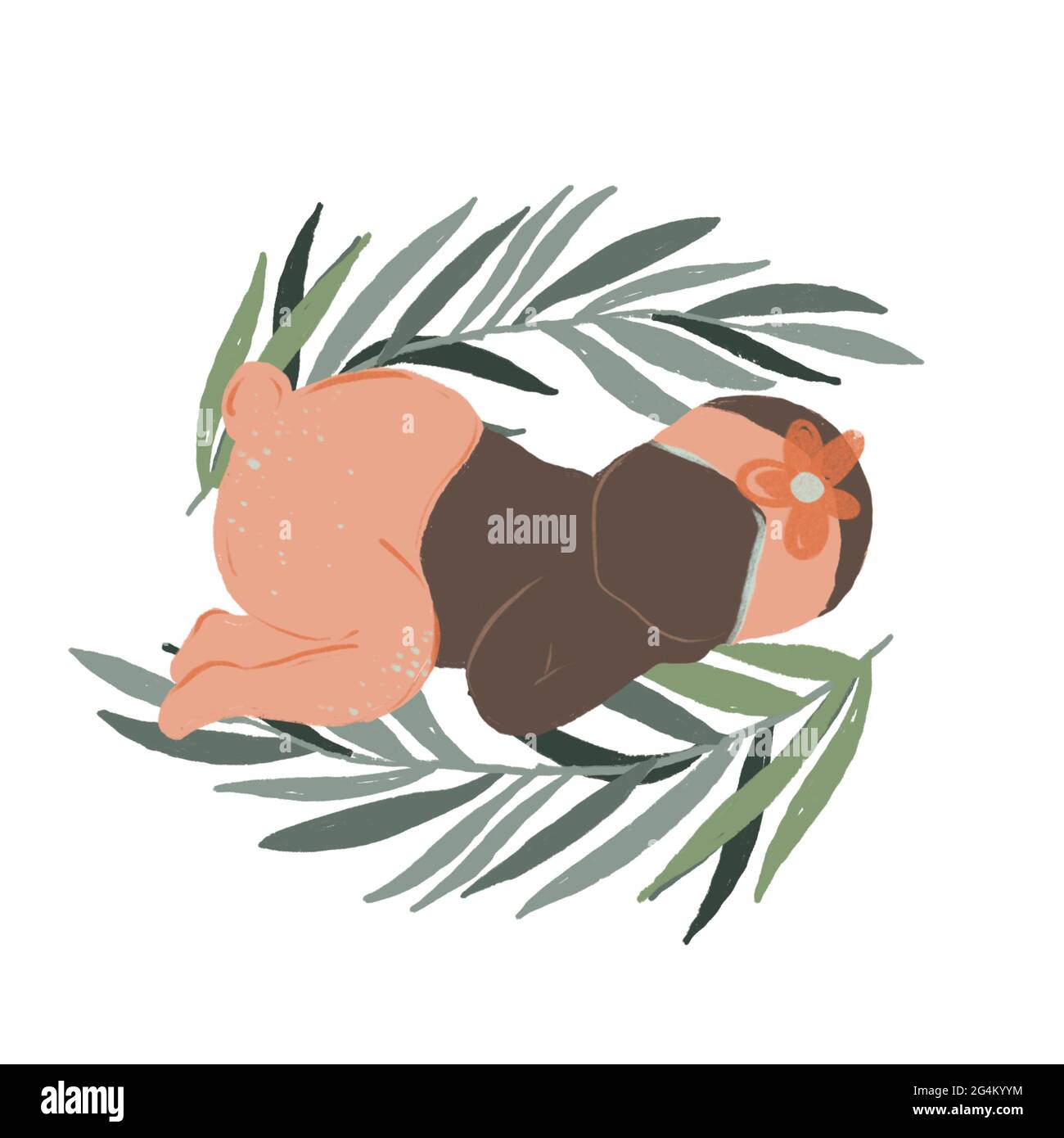 Cartoon people new born baby hi-res stock photography and images - Alamy