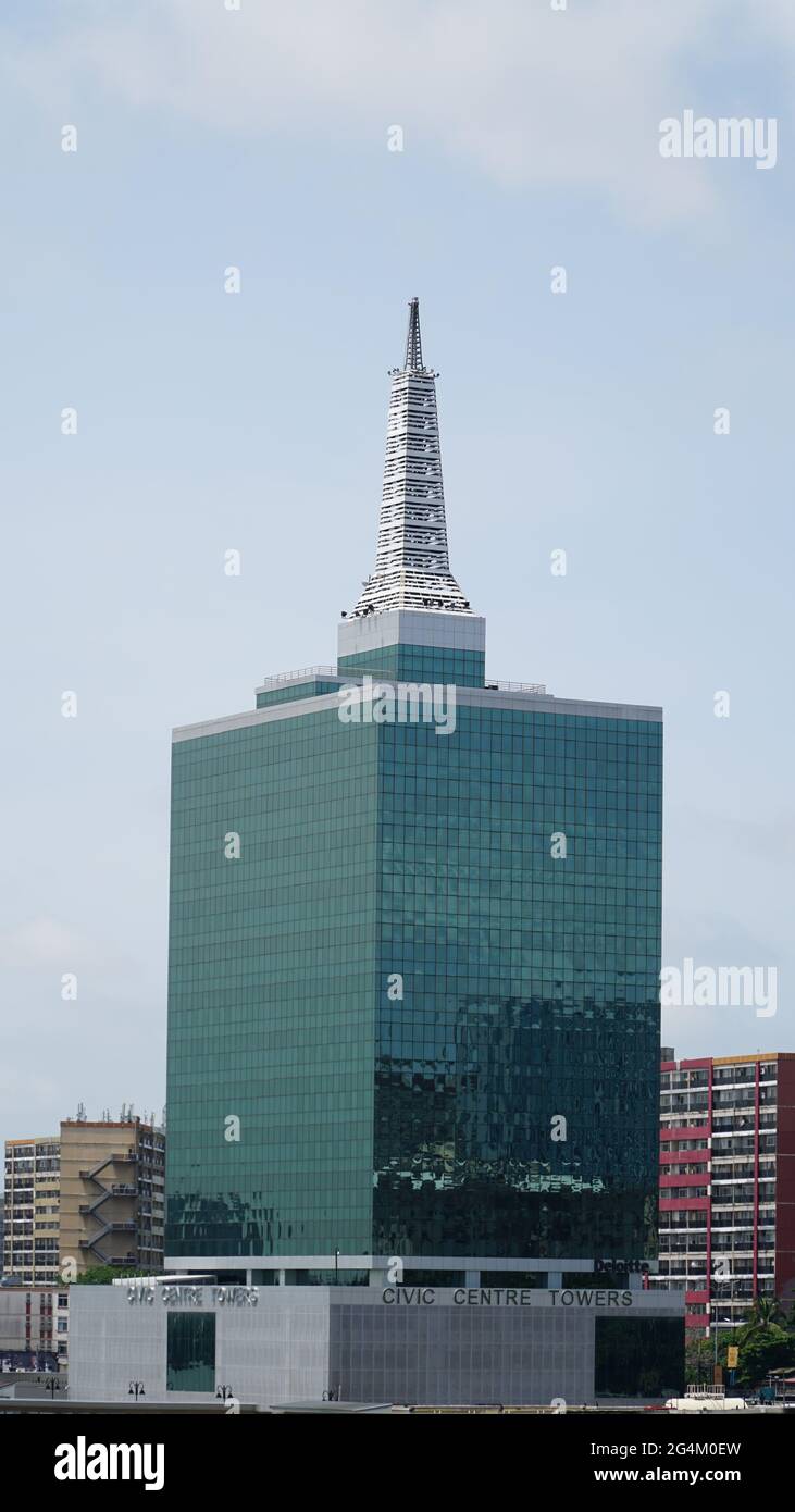 Civic Centre Towers, Victoria Island Stock Photo - Alamy