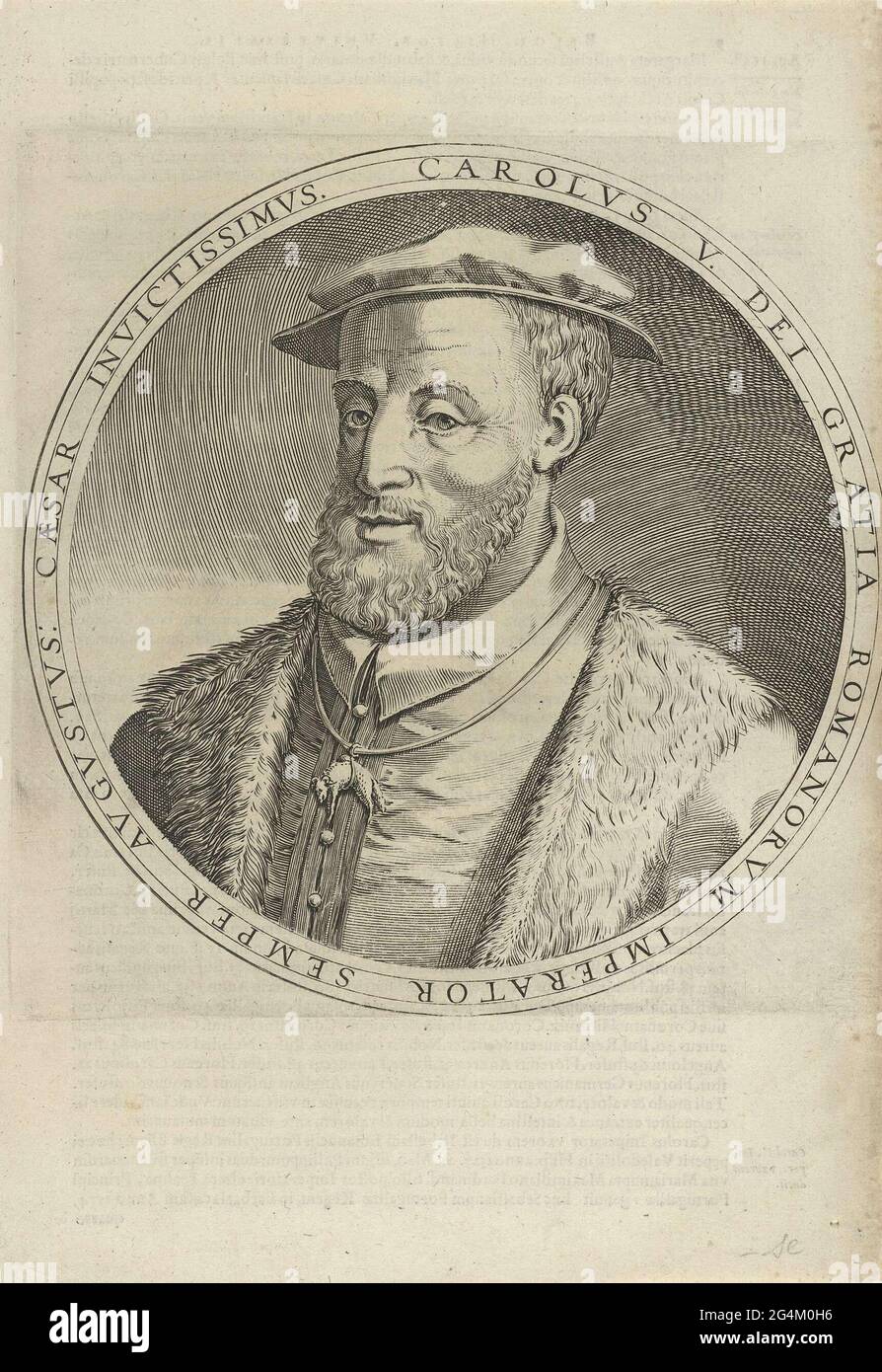 . Karel v van Habsburg, german emperor, king of Spain. Borbration to ...