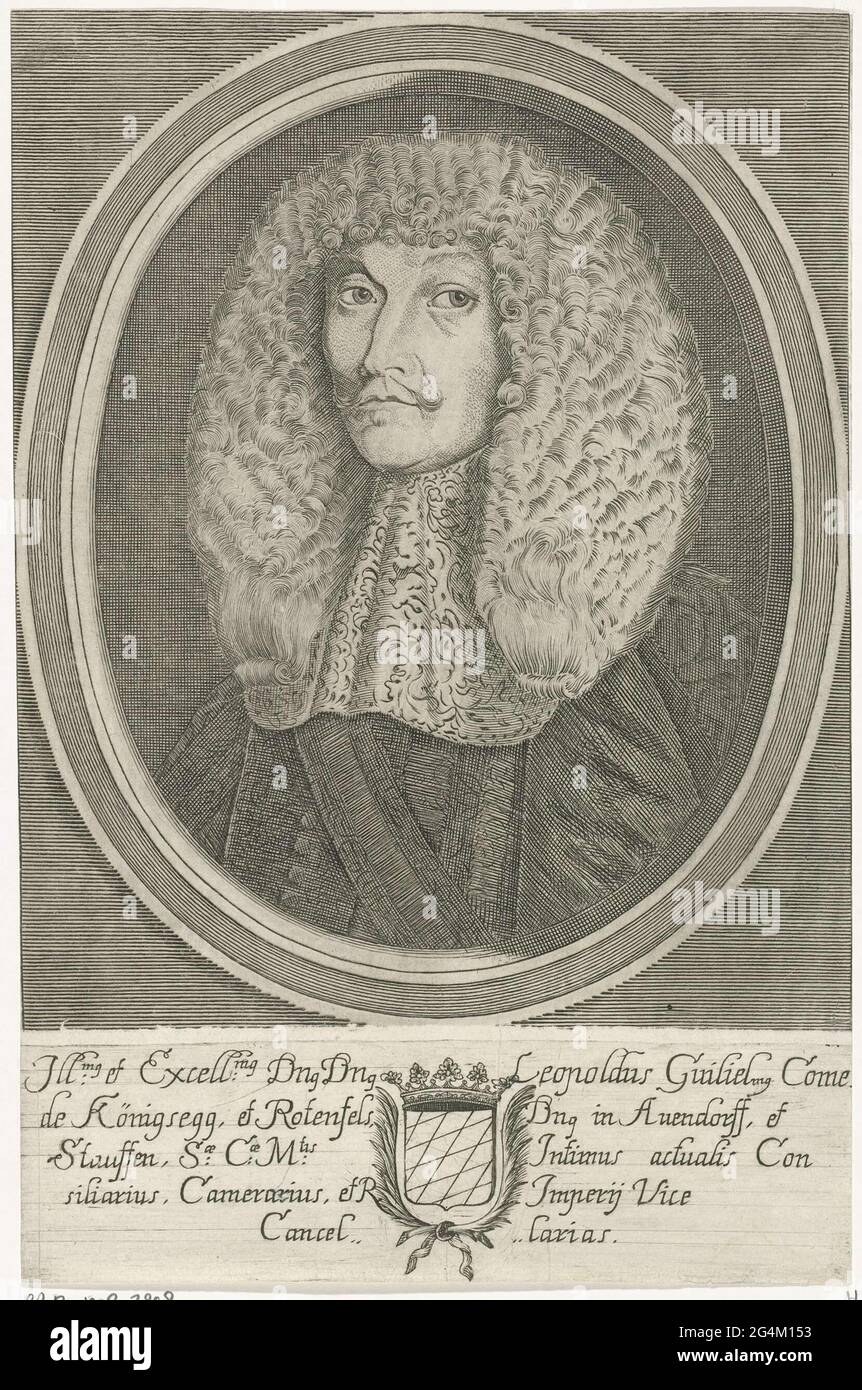 . Portrait of Leopold Willem, Count of Königsegg-Rothenfels, vice ...